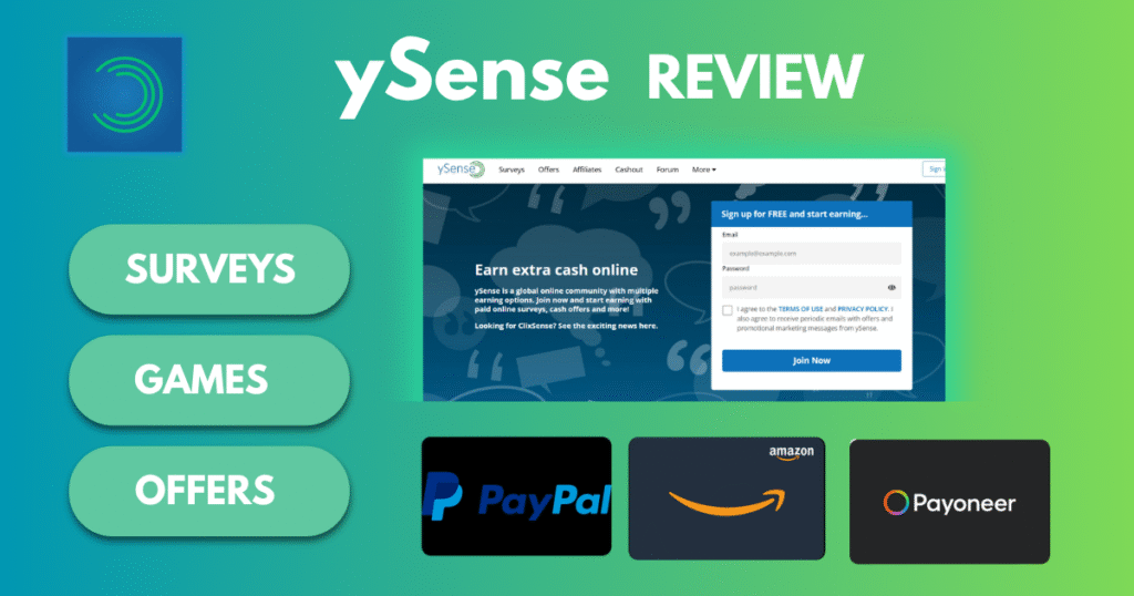 ySense Review 2026: Real or Scam? My Honest Experience - MoneyOn